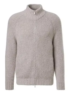Brunello Cucinelli Cashmere And Silk Cardigan - Grey