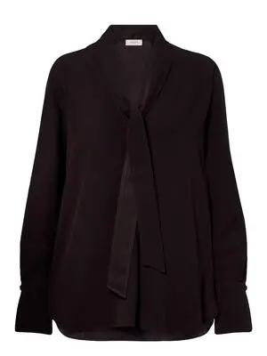 AGNONA Agnona Tie-Neck Blouse