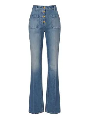 Valentino Garavani Straight Leg Jeans - Blue