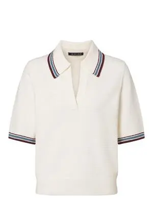 Veronica Beard VERONICA BEARD Knitted Polo Shirt White