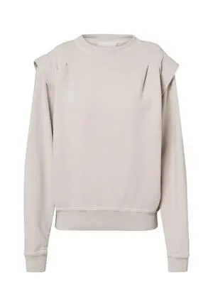 MARANT ETOILE Soldy" Cotton Jersey Sweatshirt - Beige