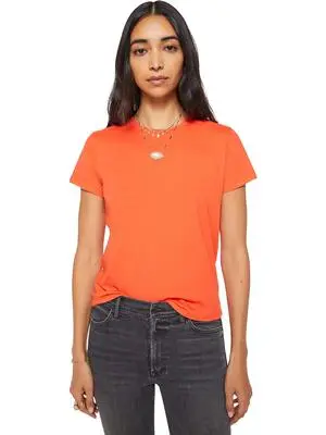 MOTHER The Lil Goodie Goodie Mandarin T-shirt - Red