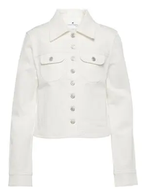 COURREGES Cotton Denim Jacket - White