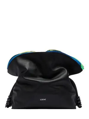 LOEWE Loewe Flamenco Leather Clutch