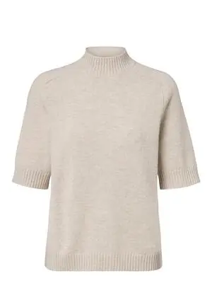 Loulou De Saison Ruth Cashmere Mockneck Sweater - Beige
