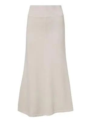MARANT ETOILE Solkia Cotton Jersey Maxi Skirt - Beige