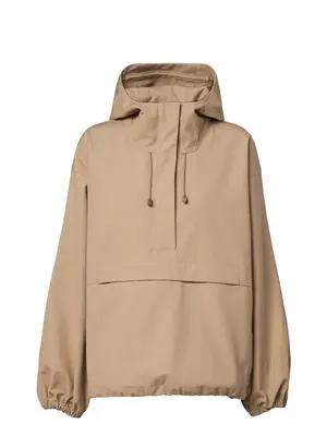 RÓHE Oversized Hooded Jacket - Beige