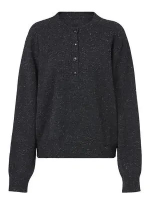 Loulou De Saison Malo Oversized Cashmere Sweater - Grey