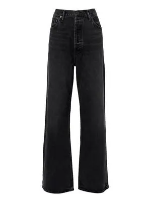 AGOLDE Vintage Loose Straight Jeans - Black
