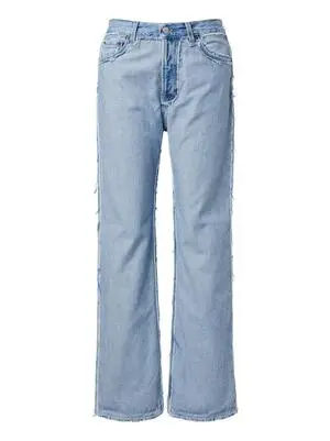 Acne Studios Distressed Straight-leg Jeans - Blue