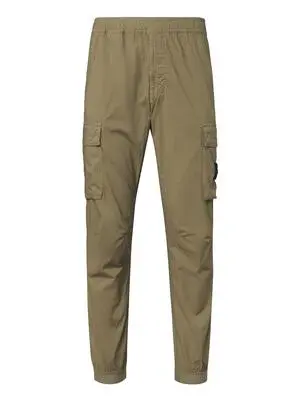 Stone Island Compass Cotton-blend Cargo Pants - Green