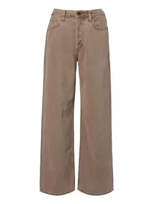 AGOLDE Low Slung Baggy Wide-leg Jeans In Trail - Grey