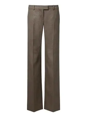 Alexander McQueen Wool Tailored Pants - Grey