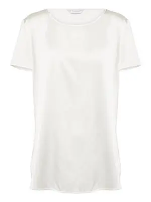Max Mara Kassel Silk-blend Top - White