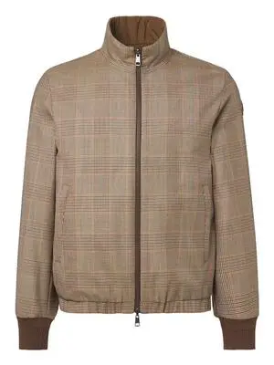 Moncler Reversible Virgin Wool Jacket - Brown
