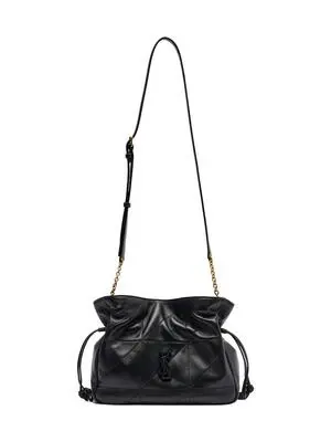 Saint Laurent Jamie Leather Shoulder Bag - Black
