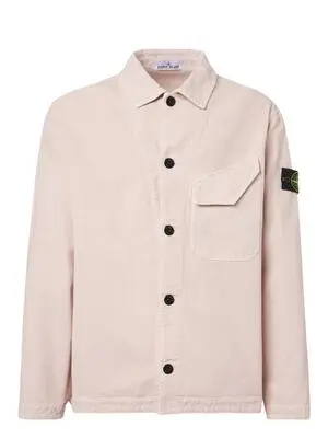 Stone Island Compass Denim Jacket - Pink