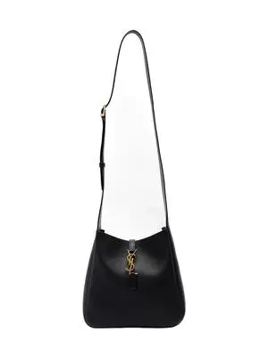 Saint Laurent Saint Laurent Le 5 A 7 Leather Crossbody Bag Black