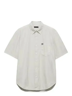 Prada Short-sleeved Cotton Shirt - Grey