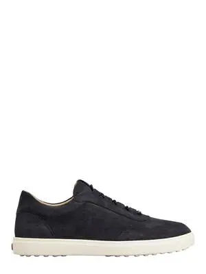 TOD'S Red Dot Sneakers In Pashmy Suede - Blue