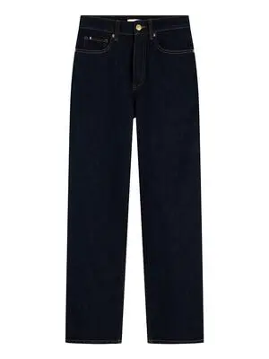 Tommy Hilfiger Tapered Rinse Hw Ankle - Blue