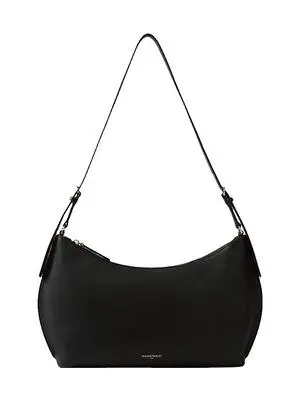 Claudie Pierlot Logo-plaque Leather Shoulder Bag - Black