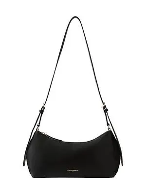 Claudie Pierlot Soft Leather Shoulder Bag - Black