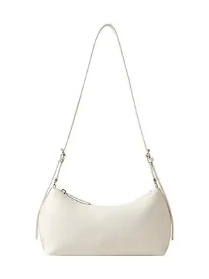 Claudie Pierlot Claudie Pierlot Soft Leather Shoulder Bag Ecru