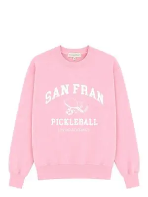 LoveShackFancy First Port San Fran Pickleball" Sweatshirt - Pink