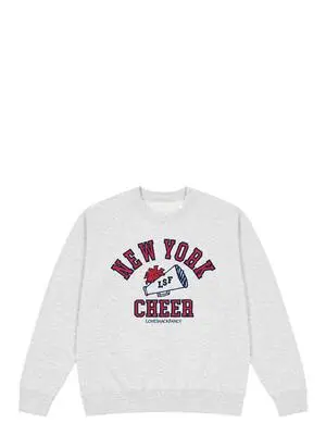 LoveShackFancy First Port Nyc Cheer Sweatshirt - Grey