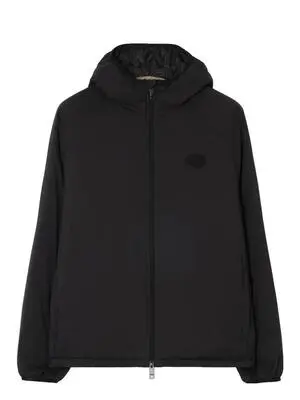 Burberry Packable Nylon Dunwich Hooded Jacket - Black