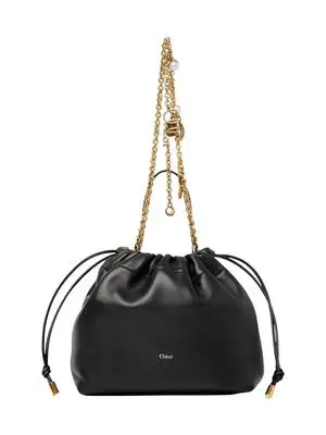 Chloé Icons Leather Crossbody Bag - Black