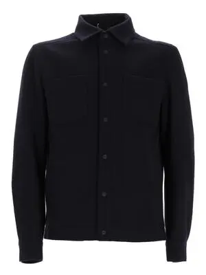 Herno Polyester, Viscose & Acetate Tech Sports Jacket - Blue