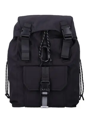 A.p.c. Technical Backpack - Nero