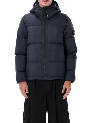 Stone Island Fw26 Quilted Nylon Jacket For - Blu