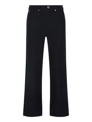 Brioni Cotton Straight-leg Trousers - Blue