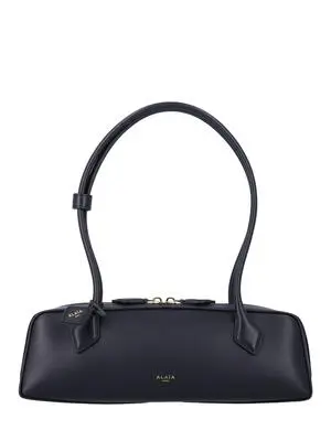 Alaïa ALAIA Teckel Elongated Shoulder Bag Nero