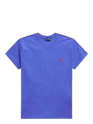 Ralph Lauren Classic Crewneck T-shirt With Logo Detail - Navy