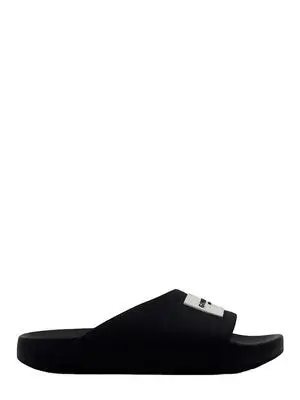 Givenchy Logo Slip-on Slides - Black