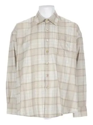Our Legacy Stella Check Print Shirt - Beige
