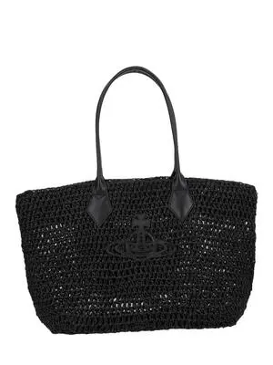 VIVIENNE WESTWOOD Woven Tote Bag - Black