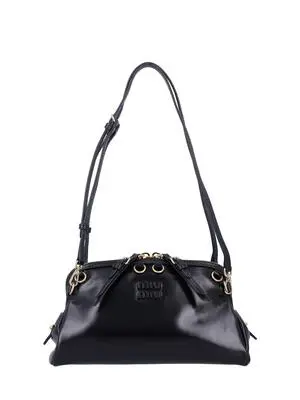 Miu Miu Italian Calfskin Small Handbag - Nero