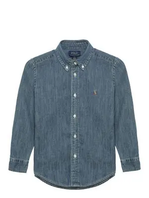 Polo Ralph Lauren Polo Ralph Lauren Men's Denim Button-Down Shirt Blue