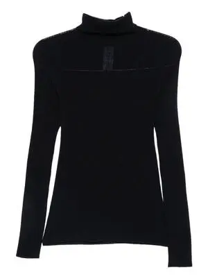 Fabiana Filippi Wool Turtle-neck Sweater - Blue