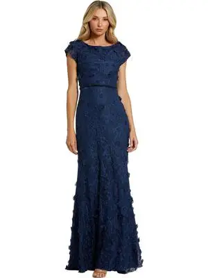 Mac Duggal Petite Gown - Navy