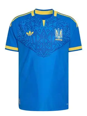 Adidas Ukraine 26 Away Authentic Jersey 'glow - Blue