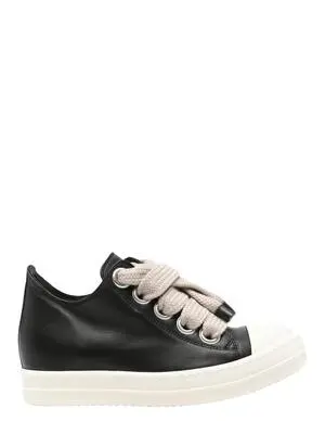 Rick Owens Wmns Jumbolace Low Sneaker Milk - Black