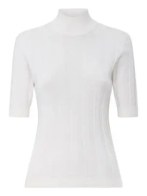 CALLAS MILANO Permanent Collection Jordyn Ribbed Mock Neck Sweater