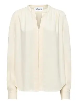 Permanent Collection Athena Crewneck Top - Ivory
