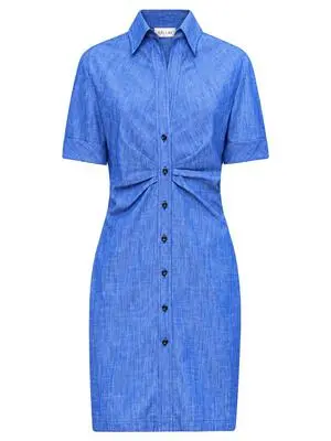 CALLAS MILANO Permanent Collection Ondine Shirtdress - Light Indigo